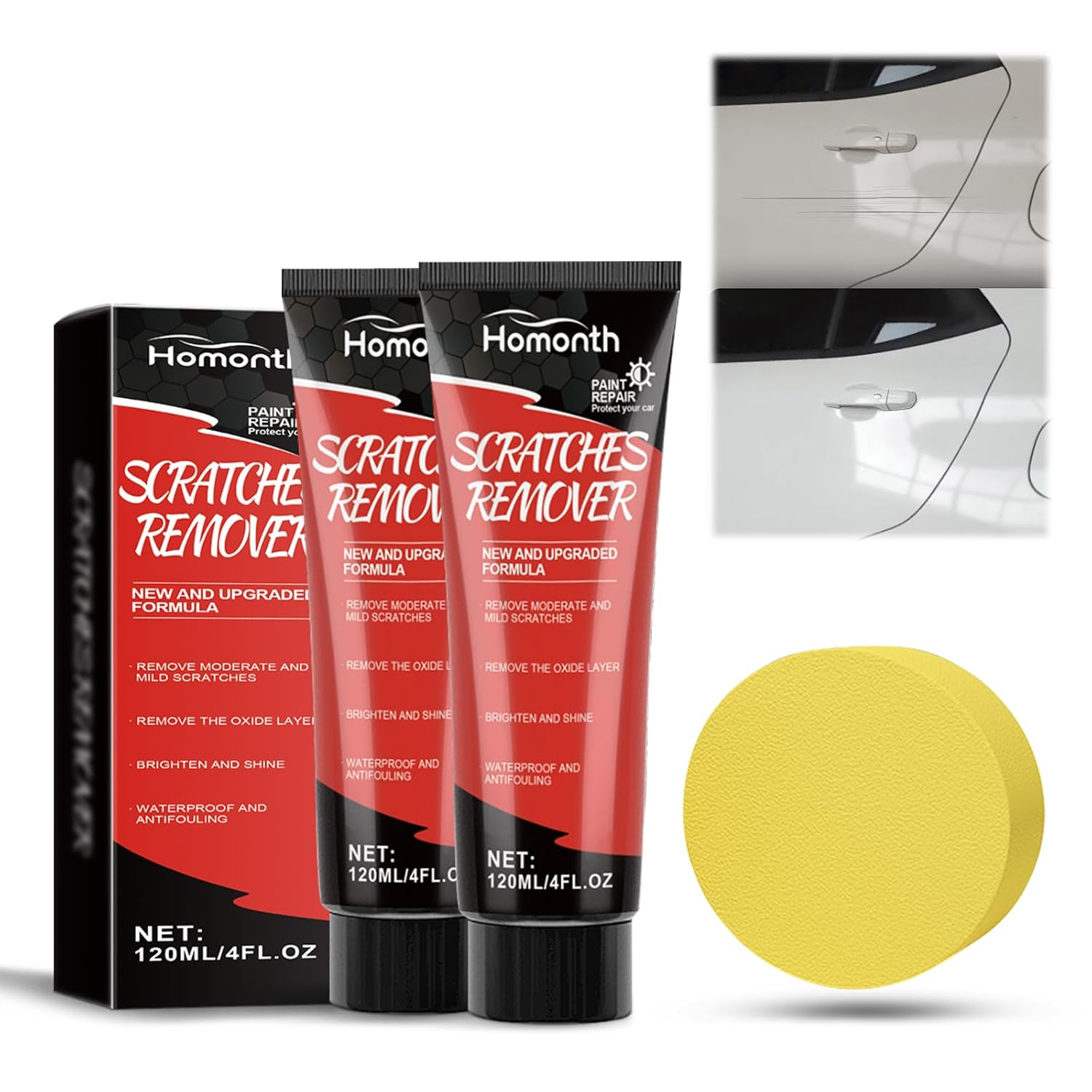 Amazon.com: Nano Sparkle Cloth Car Scratch Remover，Scratch Remover for ...