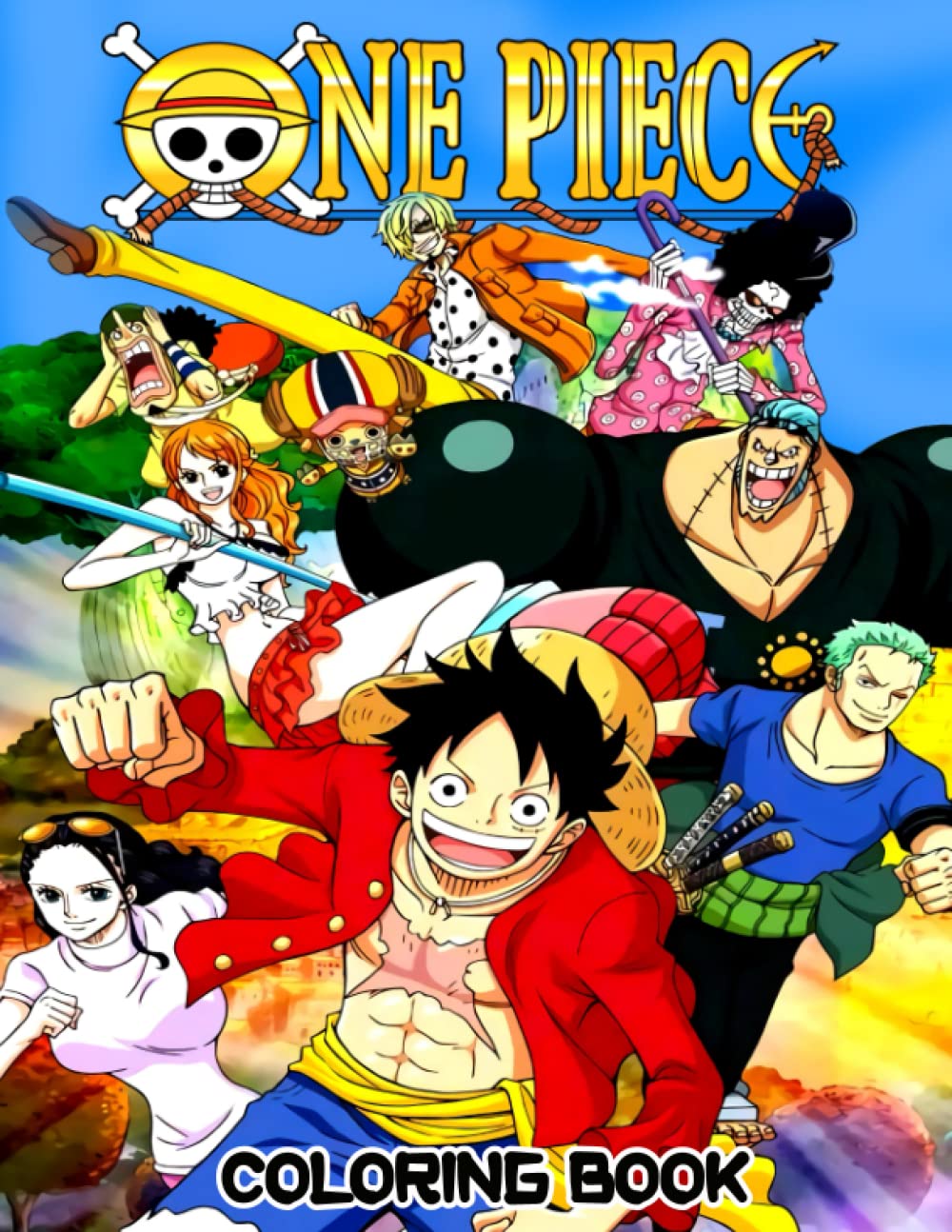 One Piece Coloring Book Cool Coloring Book With Lots One | Desertcart INDIA