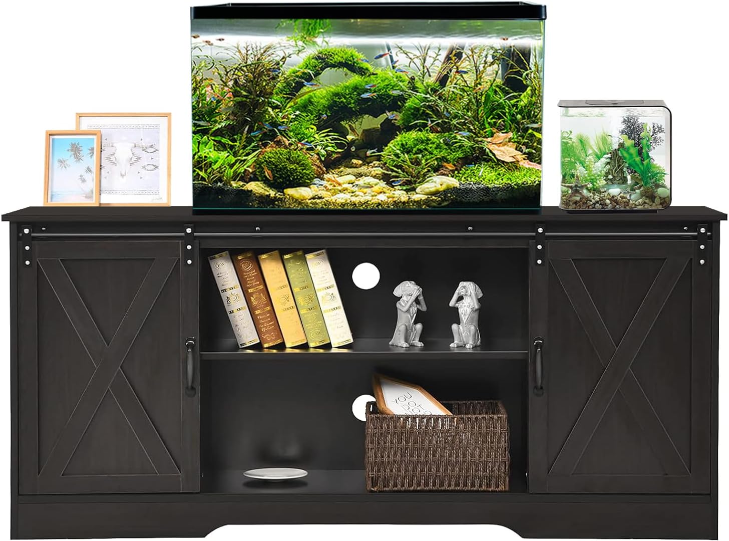 Amazon.com : 40-55 Gallon Fish Tank Stand Aquarium Stand with ...