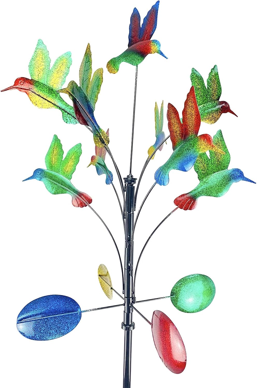 Amazon.com: Red Carpet Studios Rainbow Steel Spinner Garden Stake, 84 ...