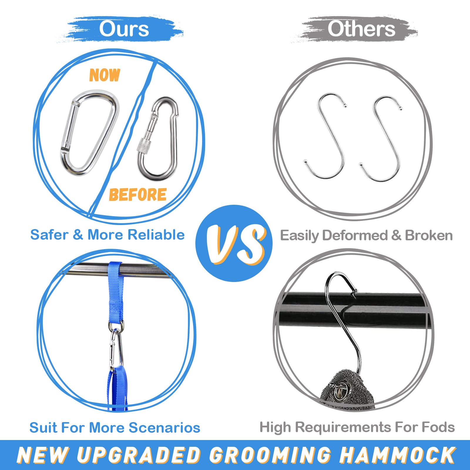 Snapklik.com : Dog Grooming Hammock Harness For Cats Dogs, Relaxation ...