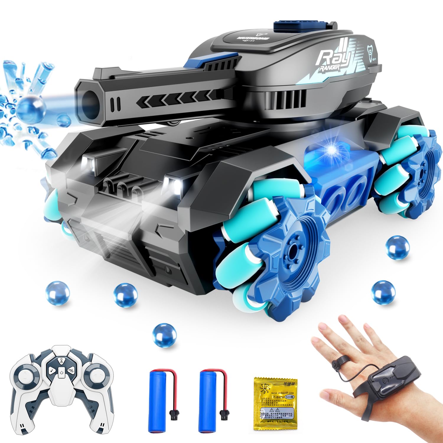 Amazon.com: QuirkyGlee RC Crawler, Gesture Sensing RC Stunt Car, Remote ...