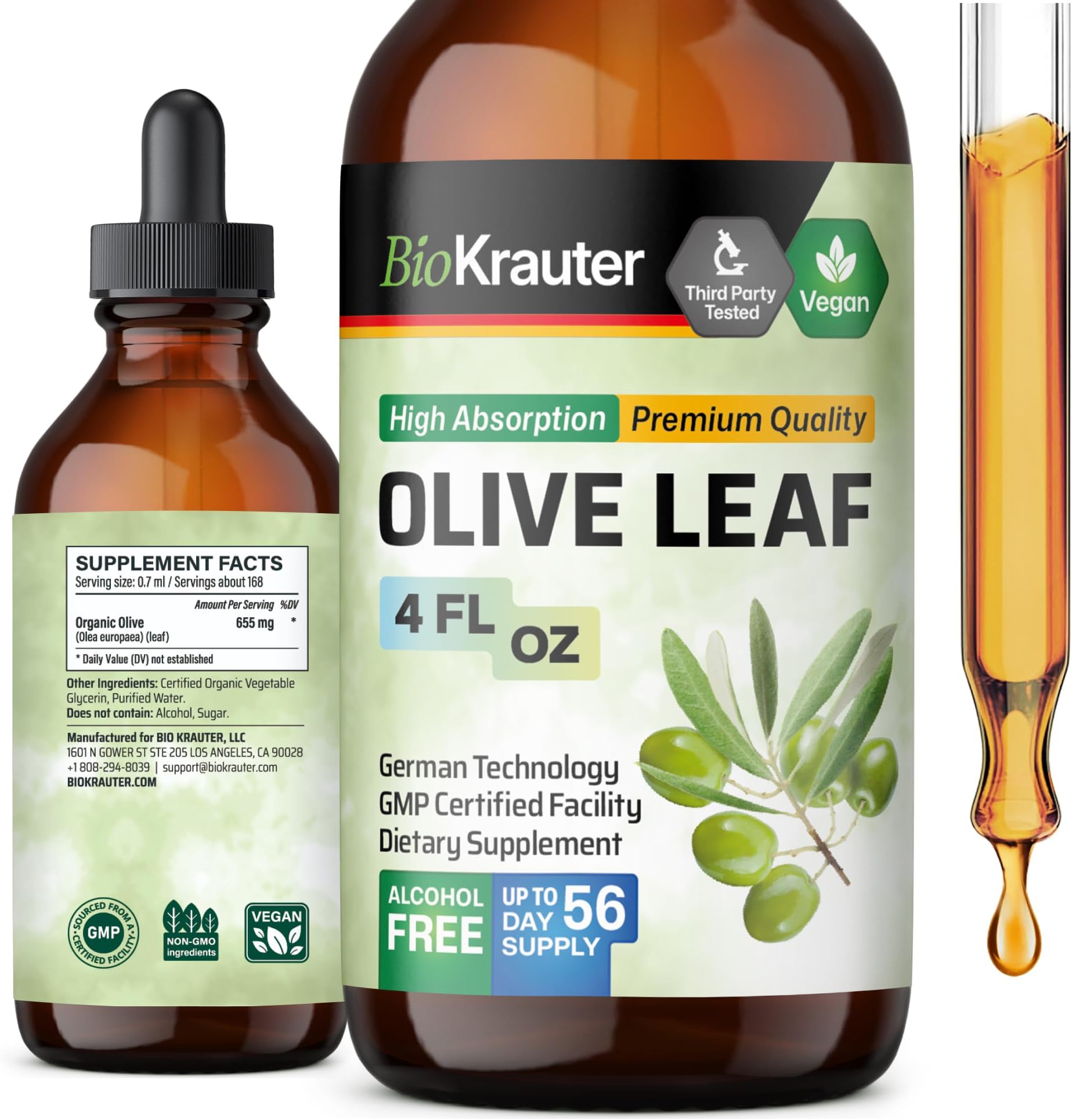 Amazon.com: Lifetime Organic Oregano Oil and Olive Leaf Drops | Healthy ...