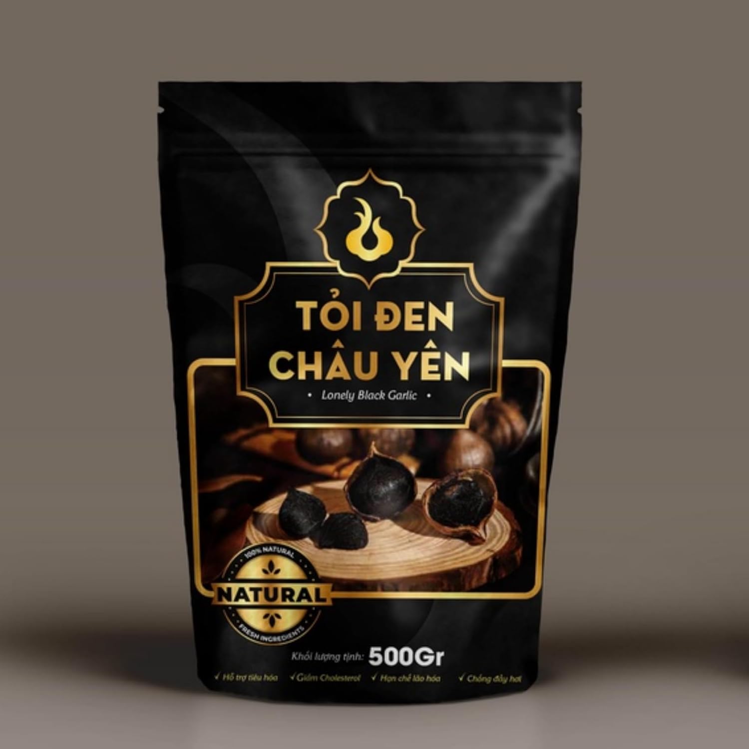 Amazon | 一片種 黒にんにく500g 90日長期 熟成 発酵 ベトナム産 無添加 黒ニンニク (500gx1袋) | Lonely Black Garlic(孤独な黒にんにく ...