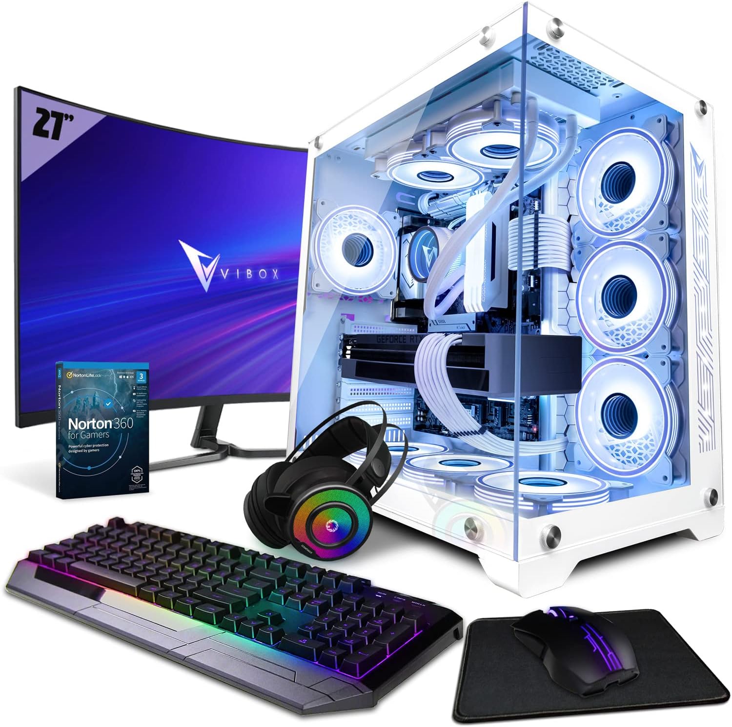 Vibox X-210 Gaming PC - 27" 165Hz Curved Monitor Bundle - Intel i9 ...