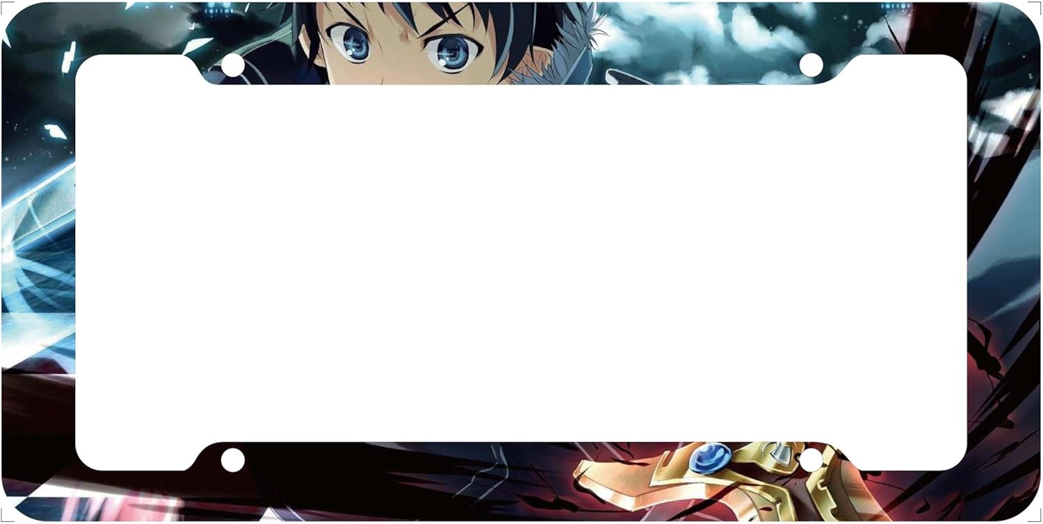 Amazon.com: Anime License Plate Frame,Japanese License Plate Frame,One ...