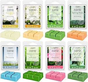 Amazon.com: Salubrito Scented Wax Melts, Soy Wax Cubes, Wax Scents for ...