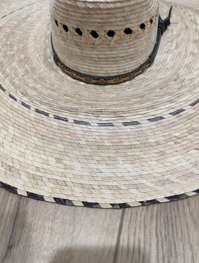Watch Mexican Style Wide Brim Straw Sun Hat Cowboy Straw hat on Amazon Live