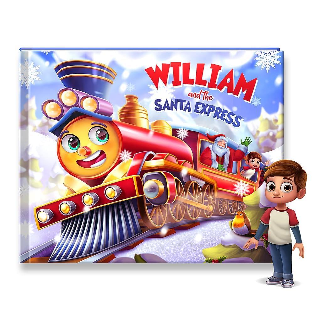 Amazon.com : Personalized Santa Express Story Book - Personalized ...