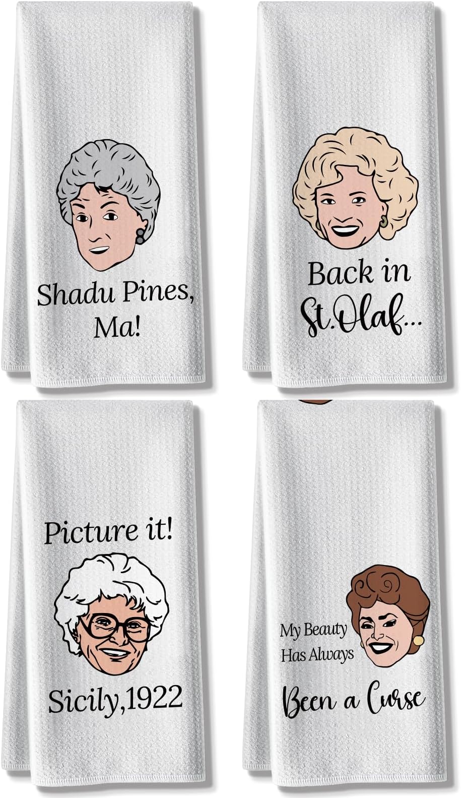 Amazon.com: DDDDXO Golden Girls Kitchen Towels, Golden Girls TV ...