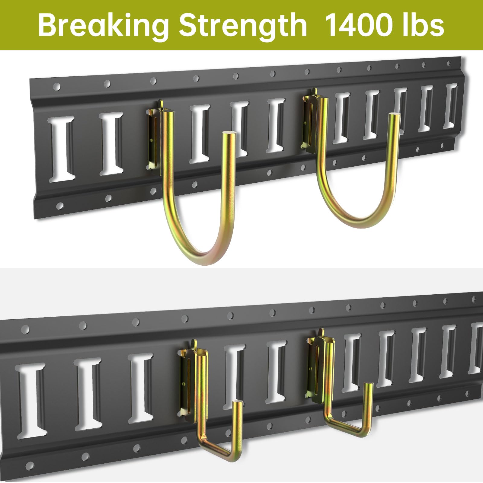 Enclosed Trailer Accessories 12PCS E Track J Hooks - Heavy Duty Spring ...