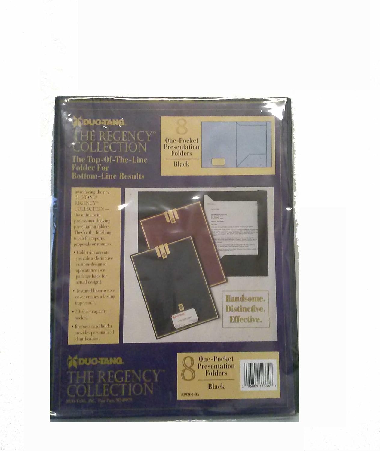 Amazon.com : Duo-Tang The Regency Collection 29200-05 One-Pocket ...