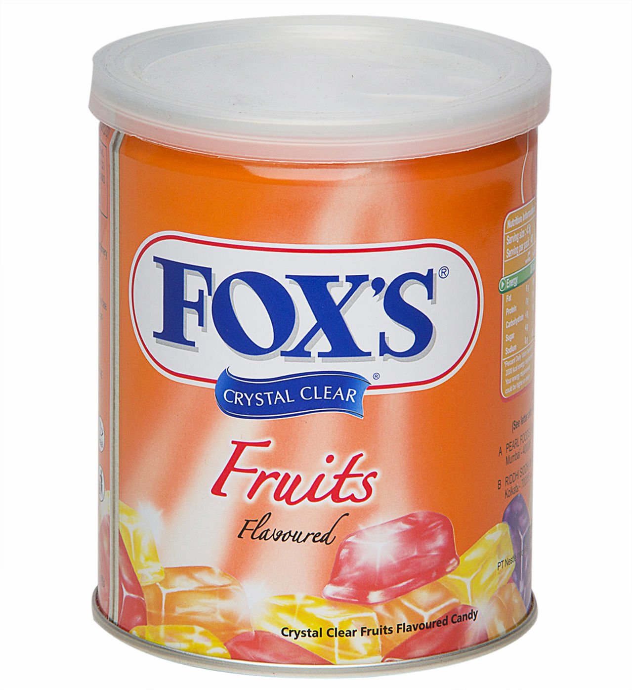 Amazon.com : Nestle 1 Fox'S Crystal Clear Fruits Flavored Candy Tin ...