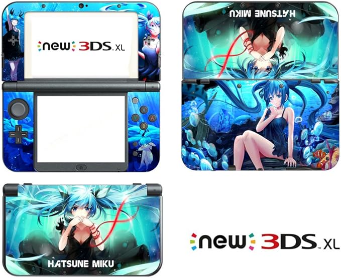 Vanknight Vinyl Decals Skin Sticker for the New Nintendo 3DS XL 2015 ...