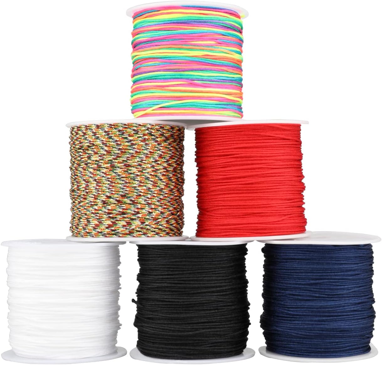Amazon.com: Selizo 12 Rolls Nylon String for Bracelets, Chinese ...