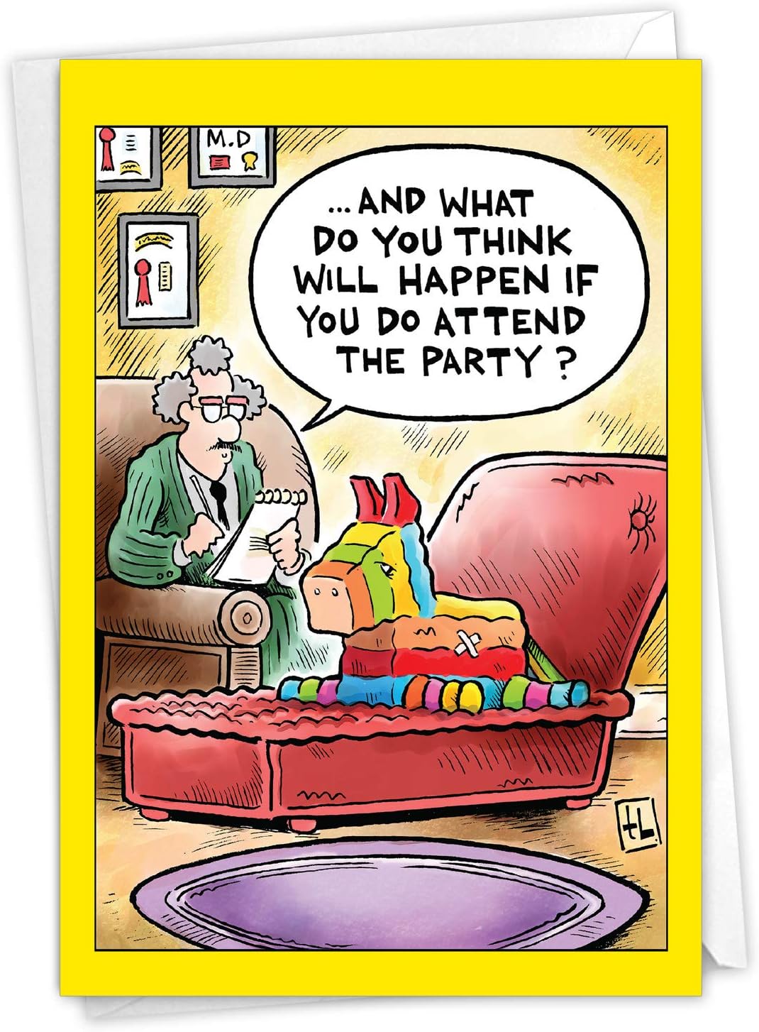 Amazon.com : NobleWorks - 1 Funny Birthday Card Cartoons - Hilarious ...