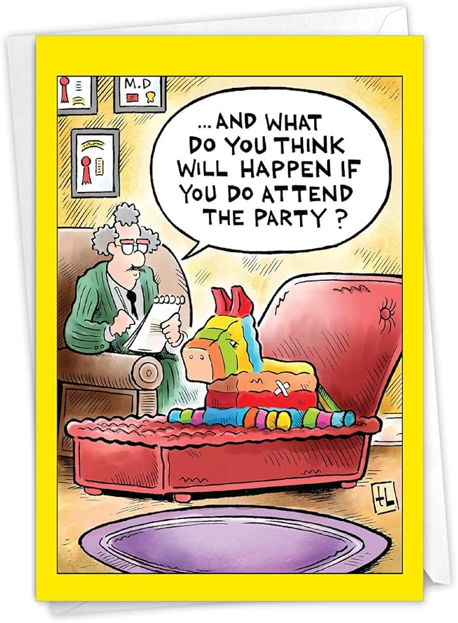 Amazon.com : NobleWorks - 1 Funny Birthday Card Cartoons - Hilarious ...