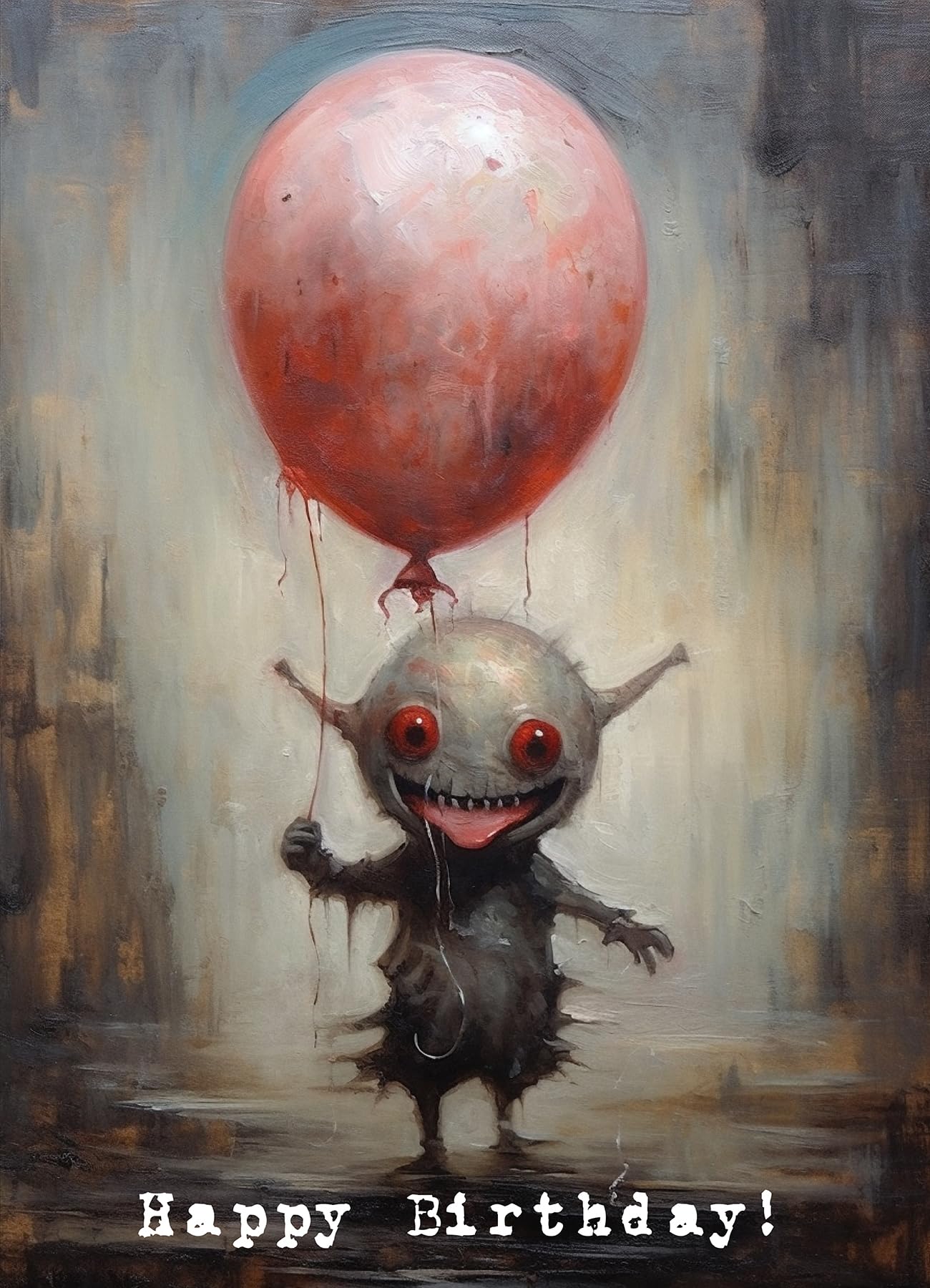 Amazon.com : PIXILUV HAPPY BIRTHDAY Greeting card ~ Silly Strange ...