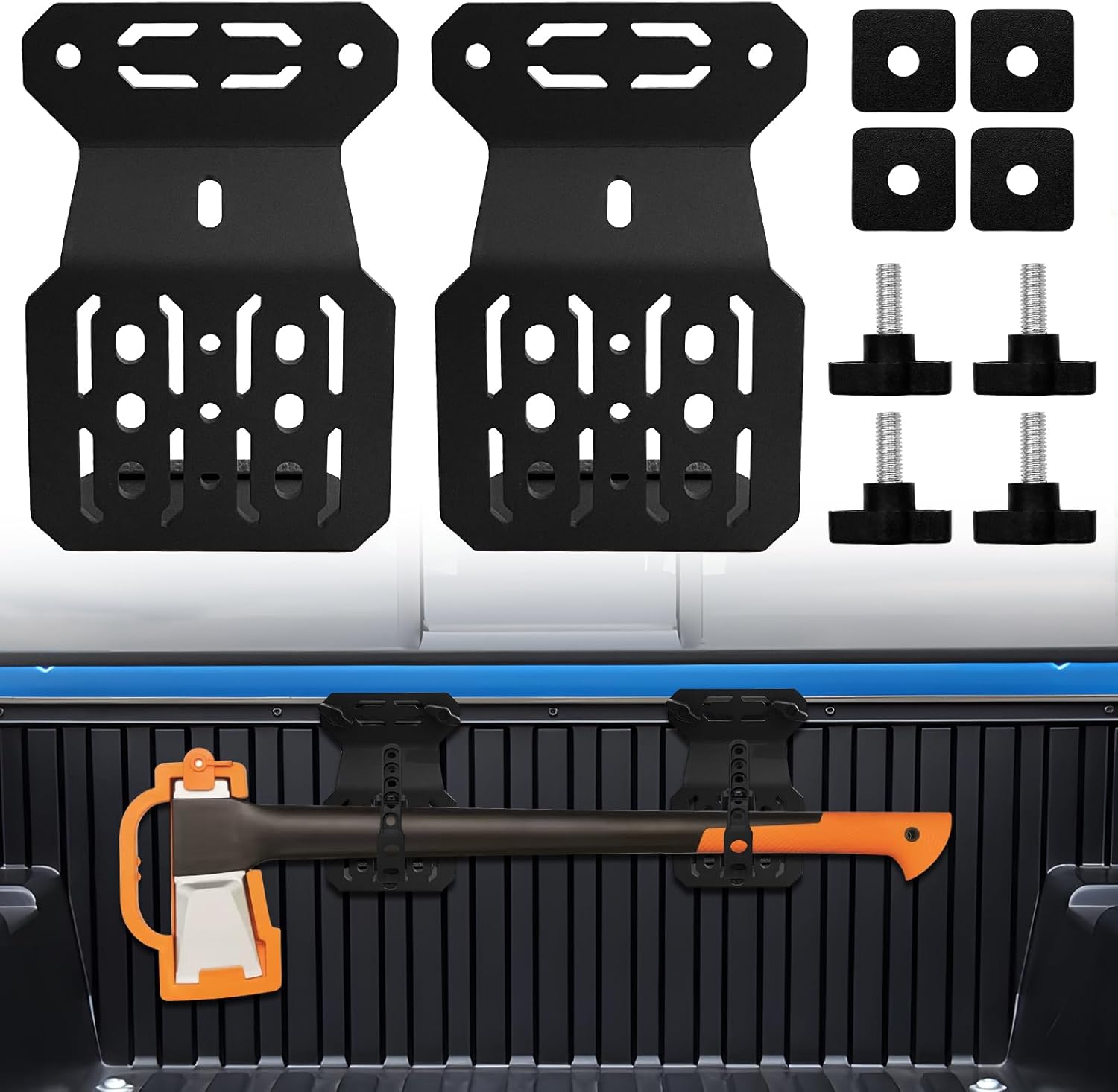 Amazon.com: Bed Rail Brackets, Truck Bed Accessories are Compatible ...