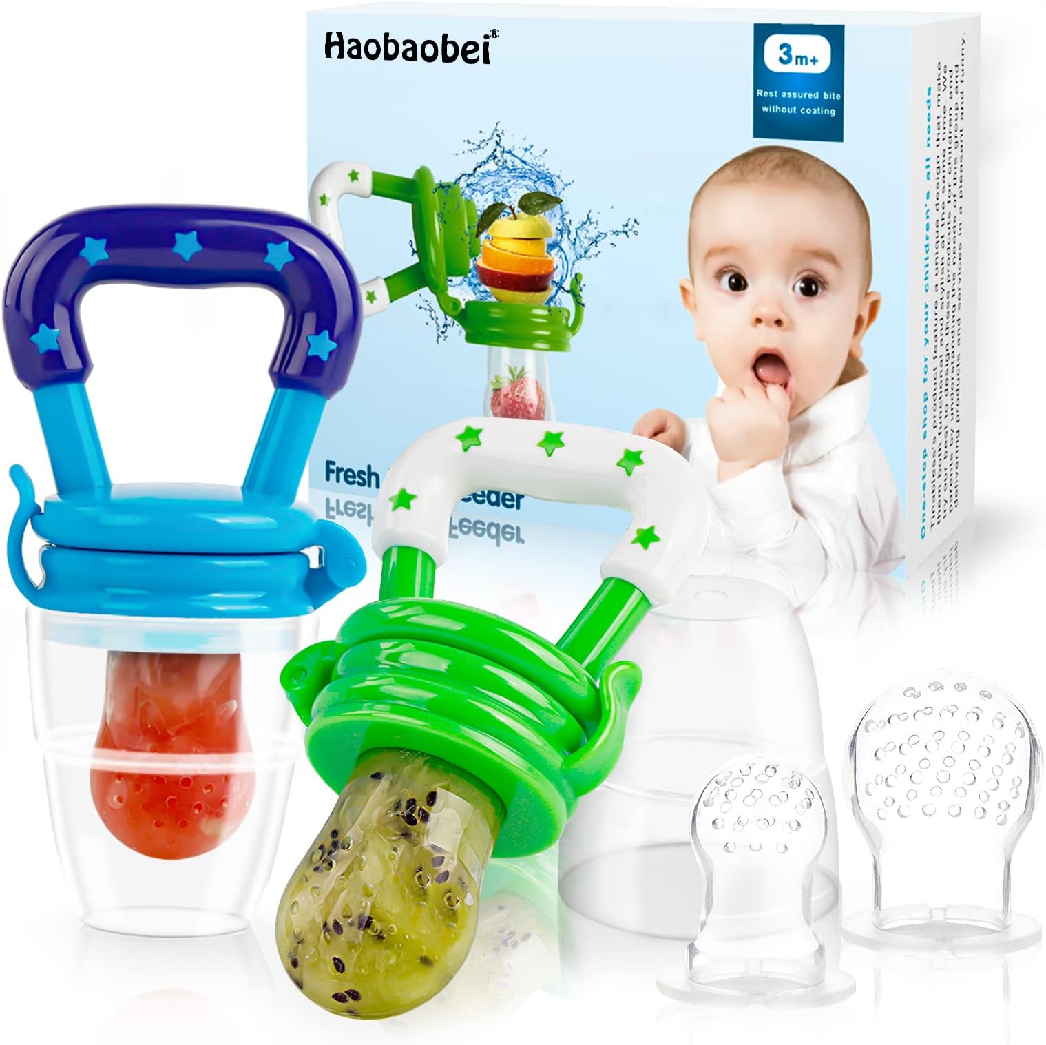 Amazon.com : Munchkin Baby Feeder for Fresh Food and Fruit, 2 Pack ...