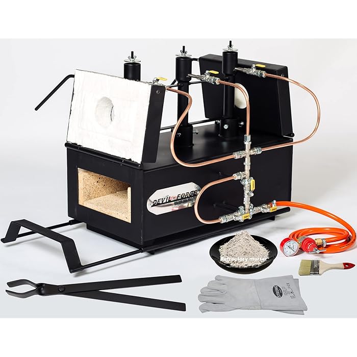 Buy DEVIL-FORGE Gas Propane Forge DFPROFK3, 3 Burners DFC (540.000 BTU ...