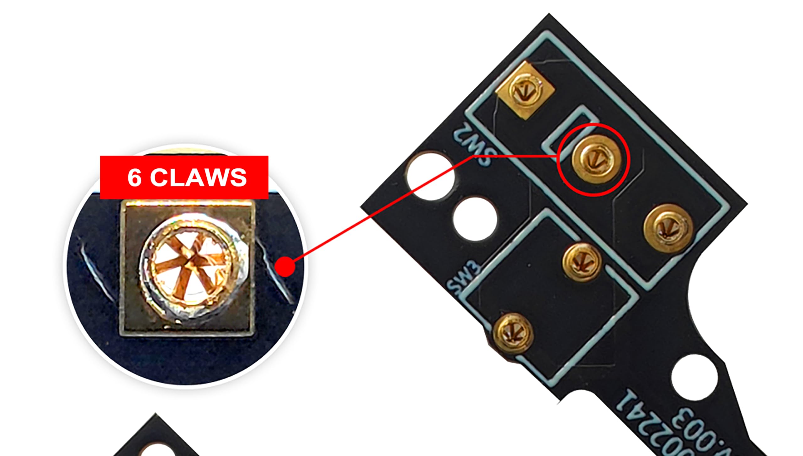 Snapklik.com : Hokeyio Hot-Swap Micro Switch PCB Kit For Logitech G Pro ...