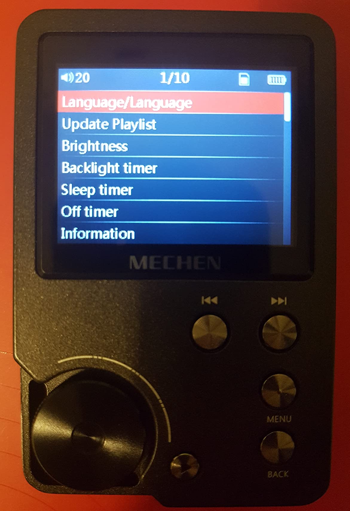 MECHEN M30 Hi Res MP3 Player, DSD FLAC DAC CUE Verlustfreier ...