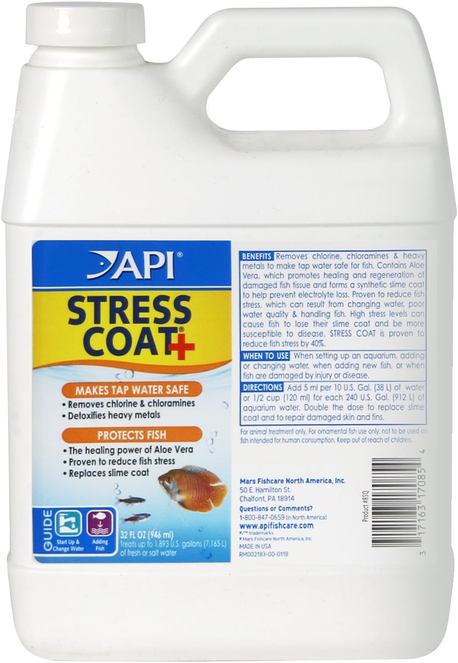 Amazon.com : API pond (2 Pack) Mars Fishcare Pondcare Chlorine and ...