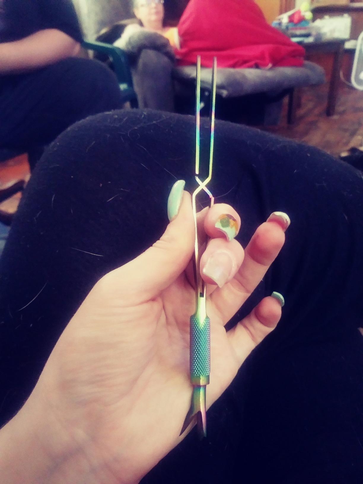 Amazon.com: DDP CUTICLE PUSHER - CLEANER - PINCHING TOOL RAINBOW COLOR ...