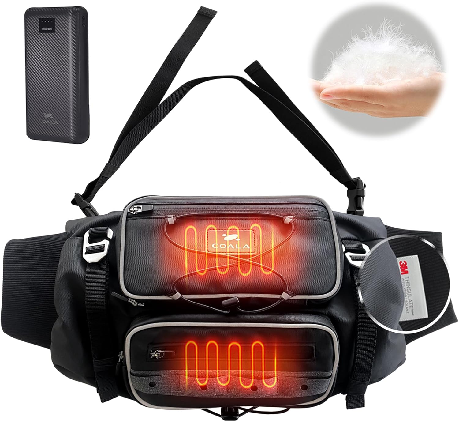 Amazon.com: Heated Hand Muff Warmer Pouch: Rechargeable Electric ...