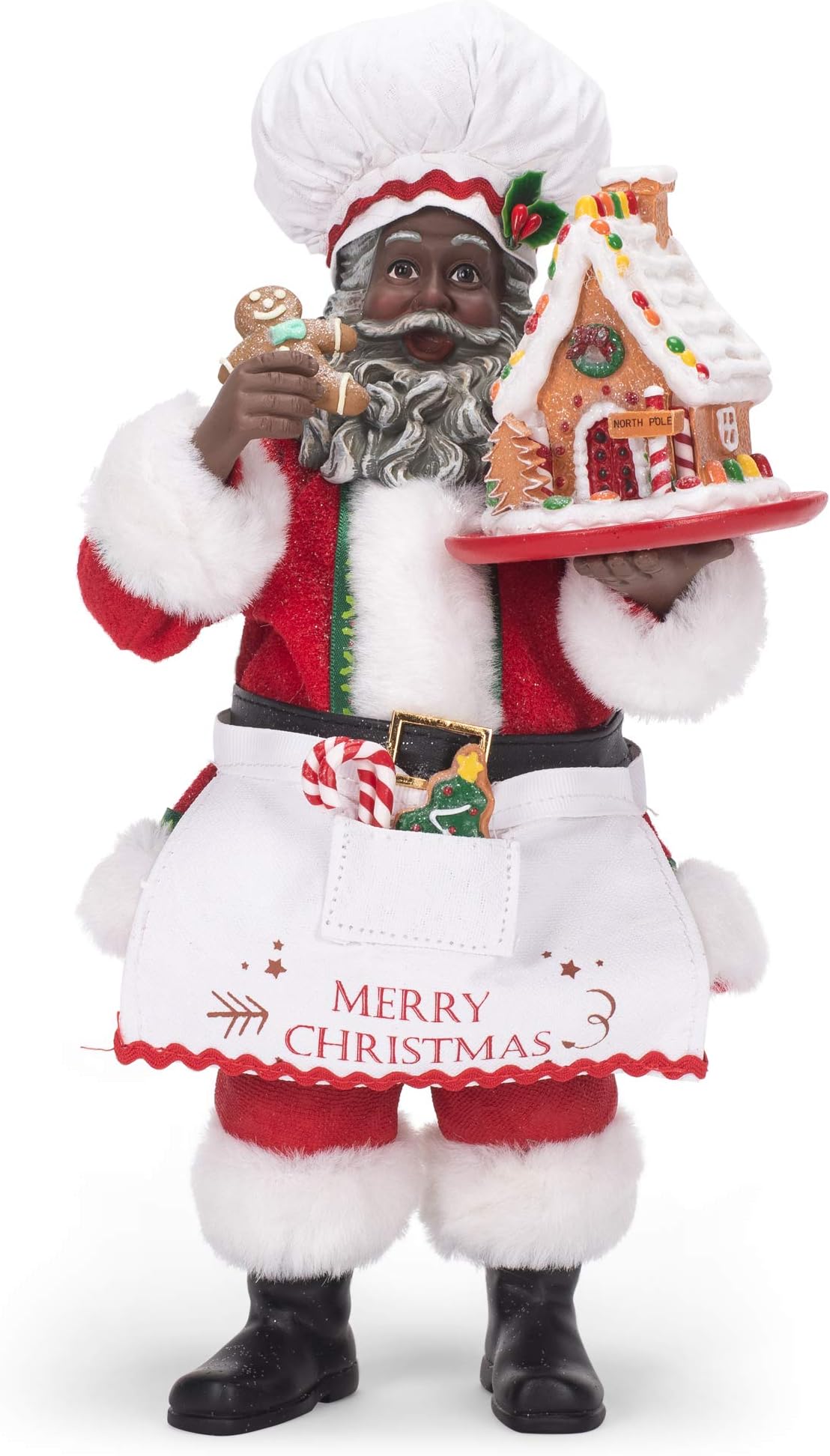 Amazon.com: Life Size Animated Dancing African American Black Santa ...