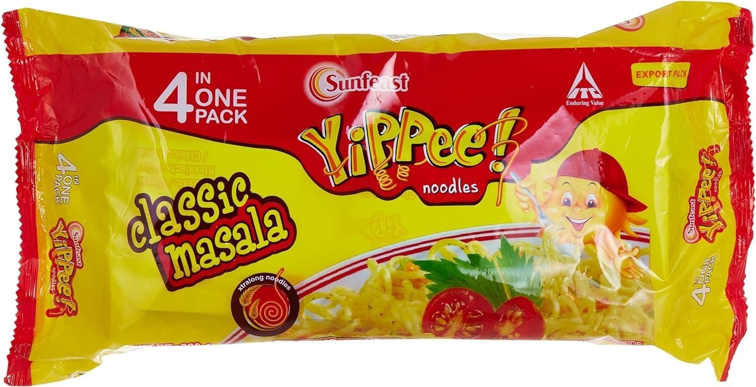 Sunfeast Classic Masala Yippee Noodles 280 g : Amazon.ae: Grocery
