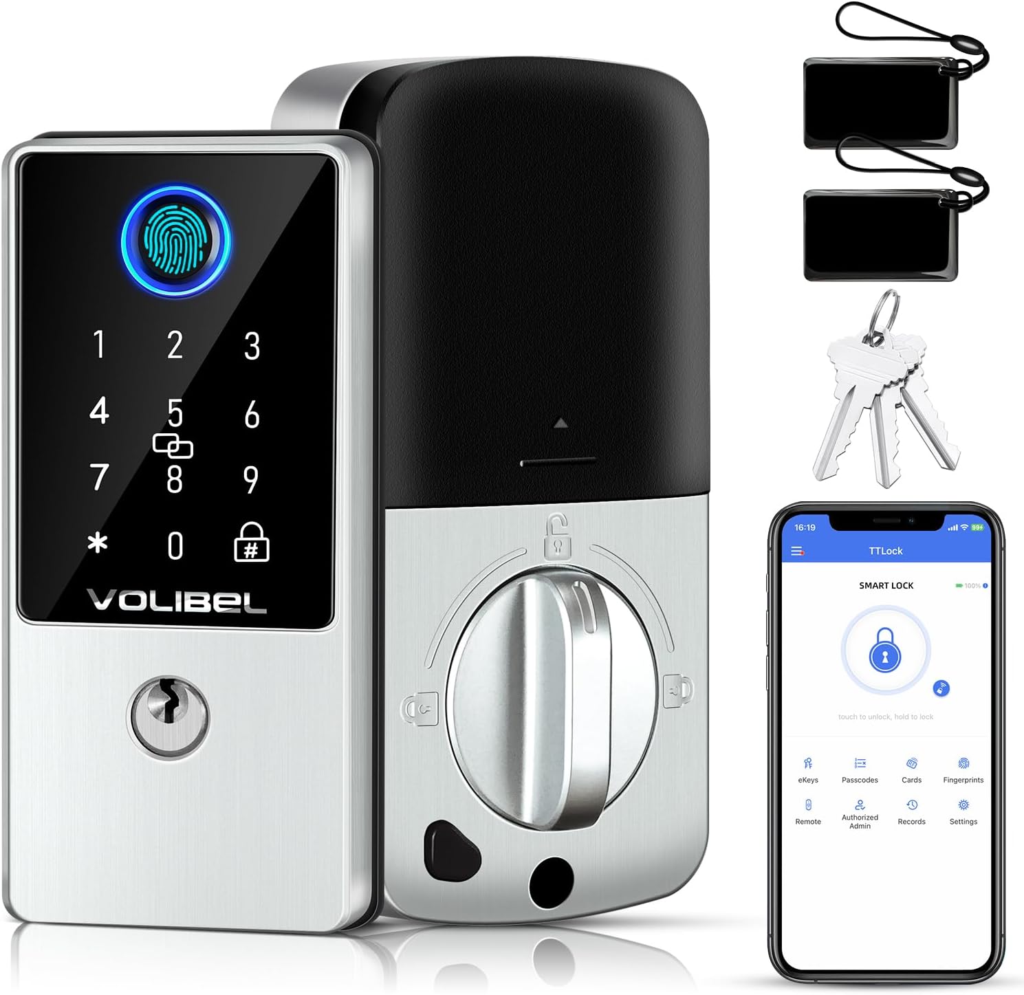 Probrico Wi-Fi Gateway for Smart Door Lock Remote Control Smart ...