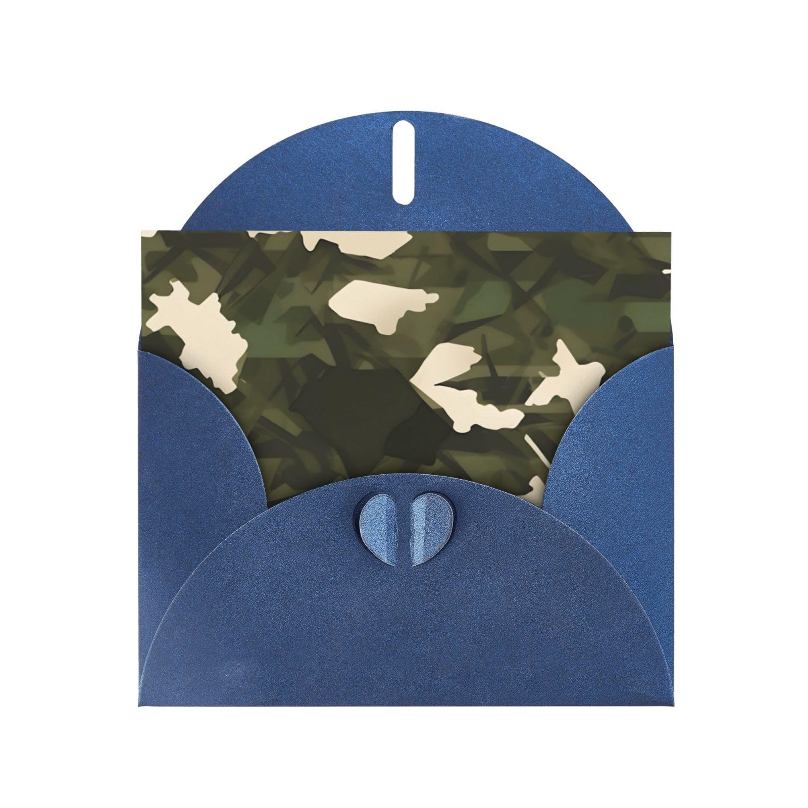 Blank camo wedding invitations | Honestweddingadvice.com