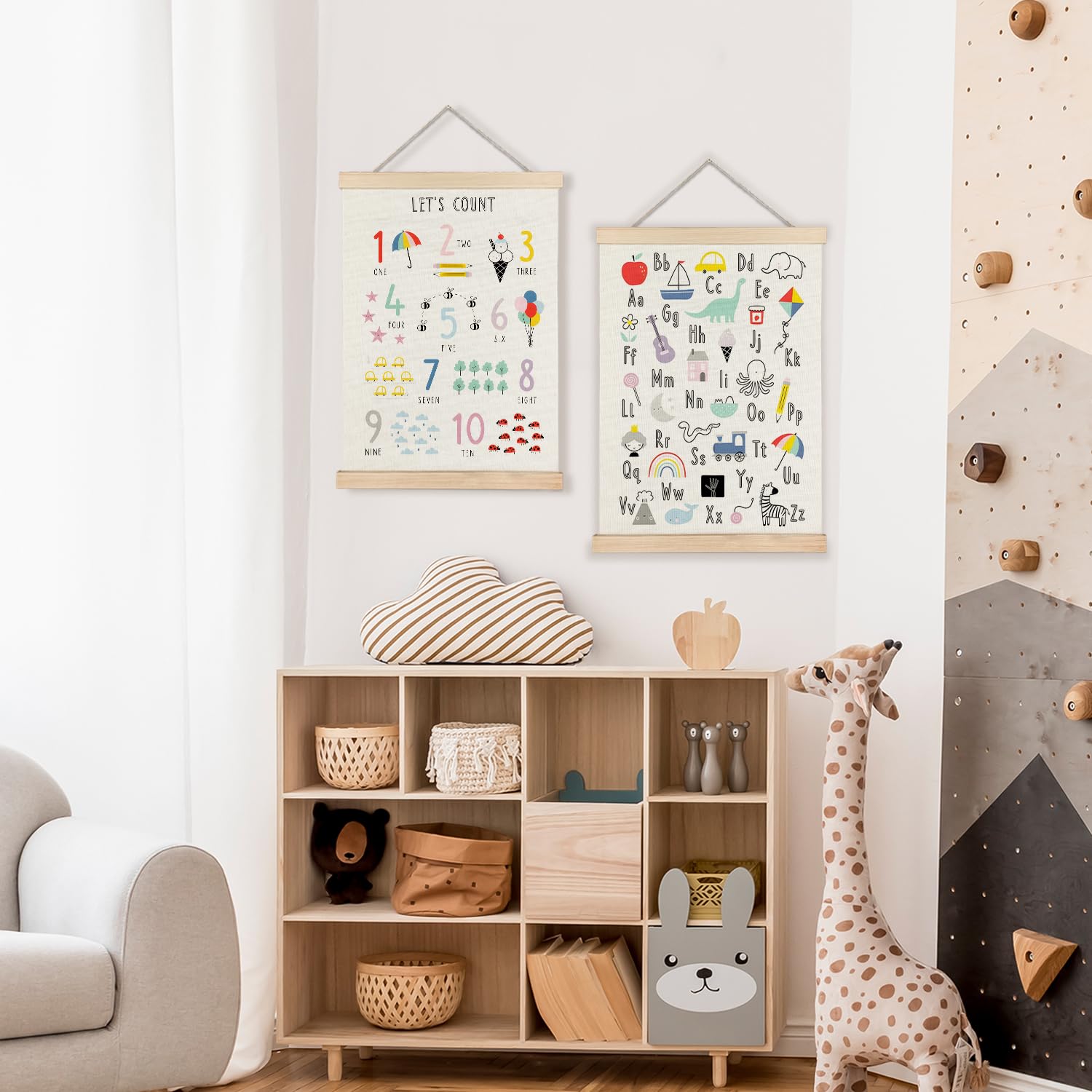Snapklik.com : LUVADIAN Nursery Classroom Decor - Alphabet Numbers ...