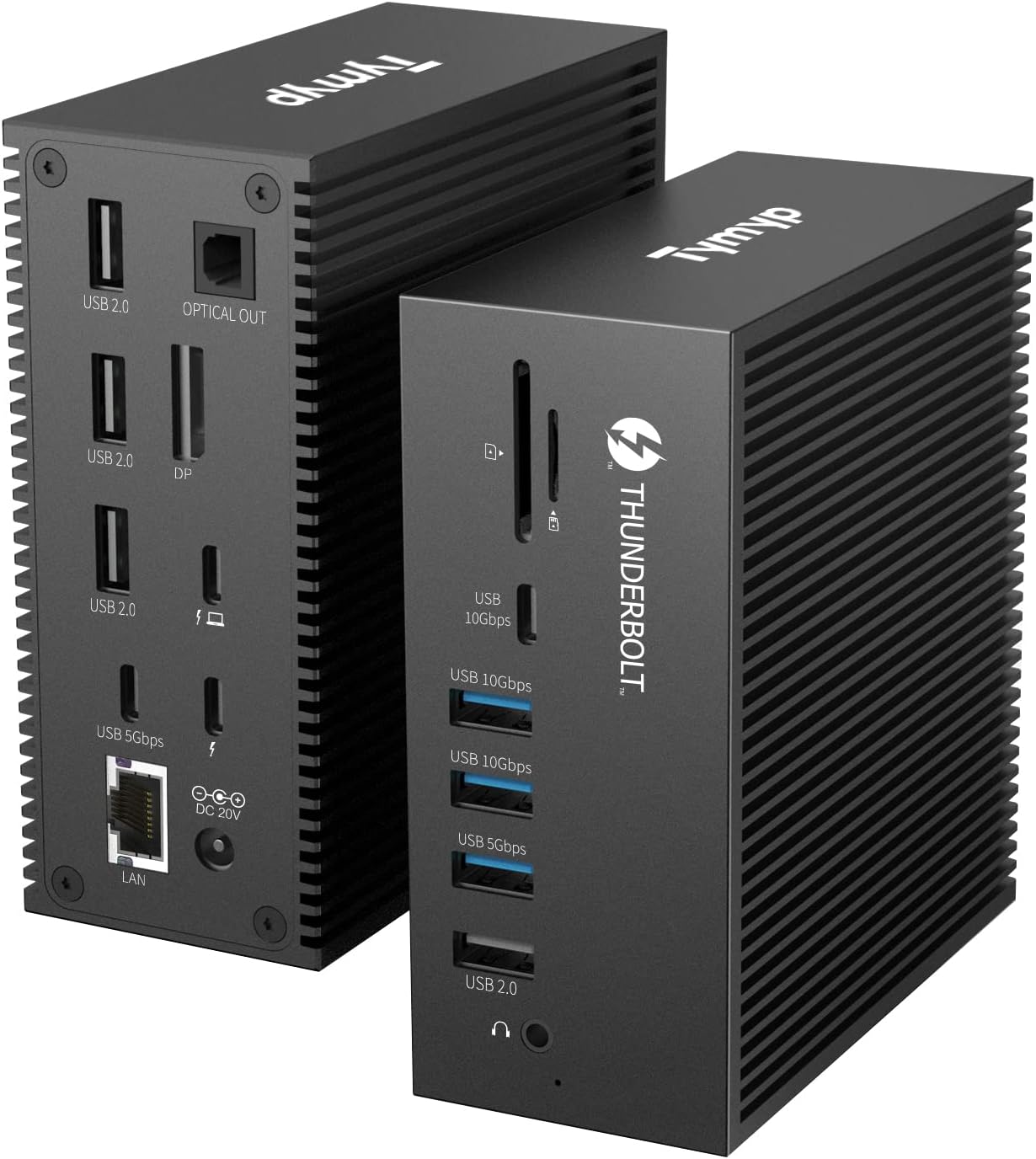 Docking Station Thunderbolt 3, USB C Docking 18 in 1 with 2 ...