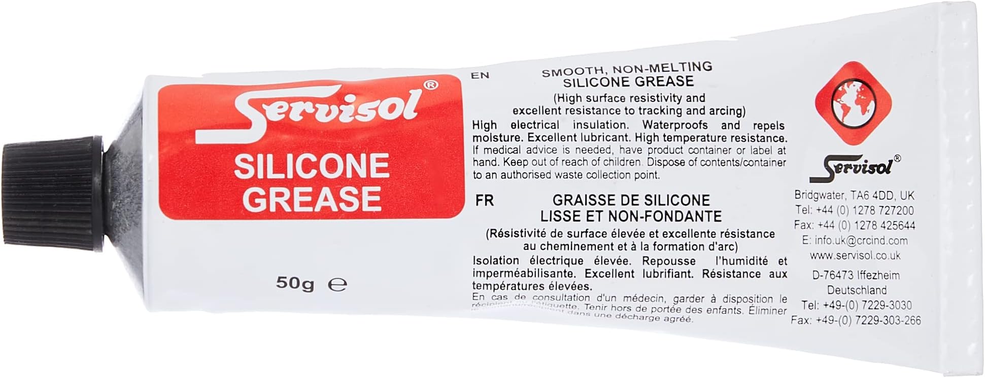servisol AV-701.143UK Silicone Grease, 50 g : Amazon.co.uk: DIY & Tools