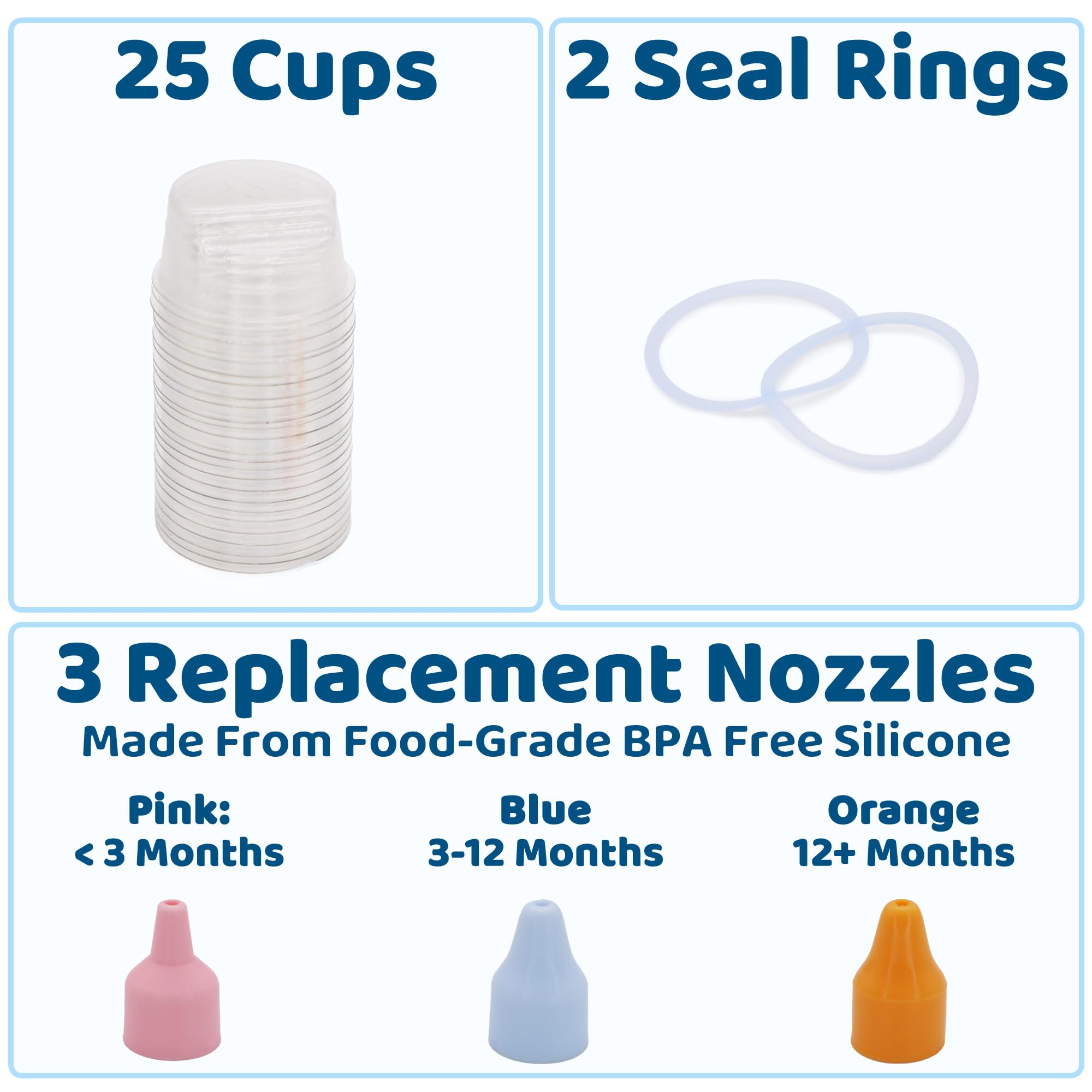 Snapklik.com : HealthSmart Baby Nasal Aspirator Accessory Kit