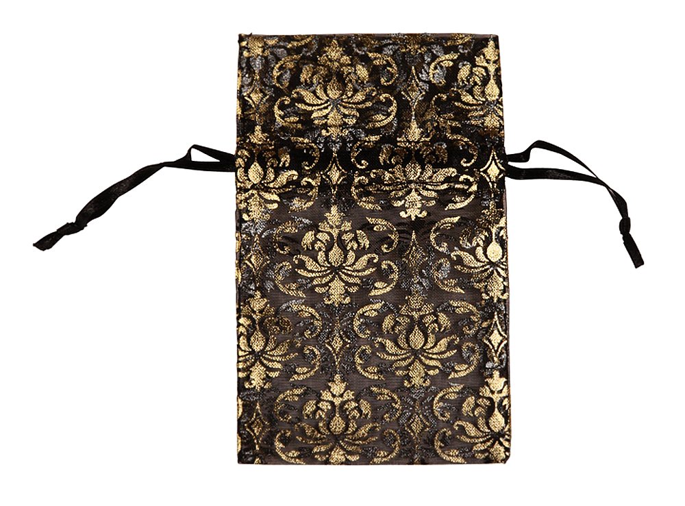 Amazon.com: 48 pcs Organza Gold Damask Drawstring Pouches Gift Bags 4 x ...