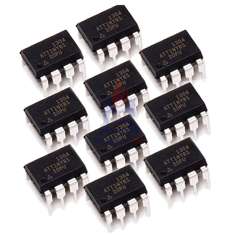 10 PCS/Lot IC Chip ATTINY85-20PU ATTINY85 MCU 8BIT ATTINY 20MHZ 8 Pin ...