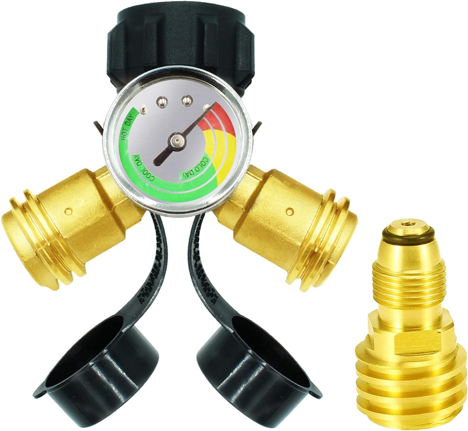 Amazon.com : Flame King YSN03 3lb Steel Propane Tank Cylinder with ...