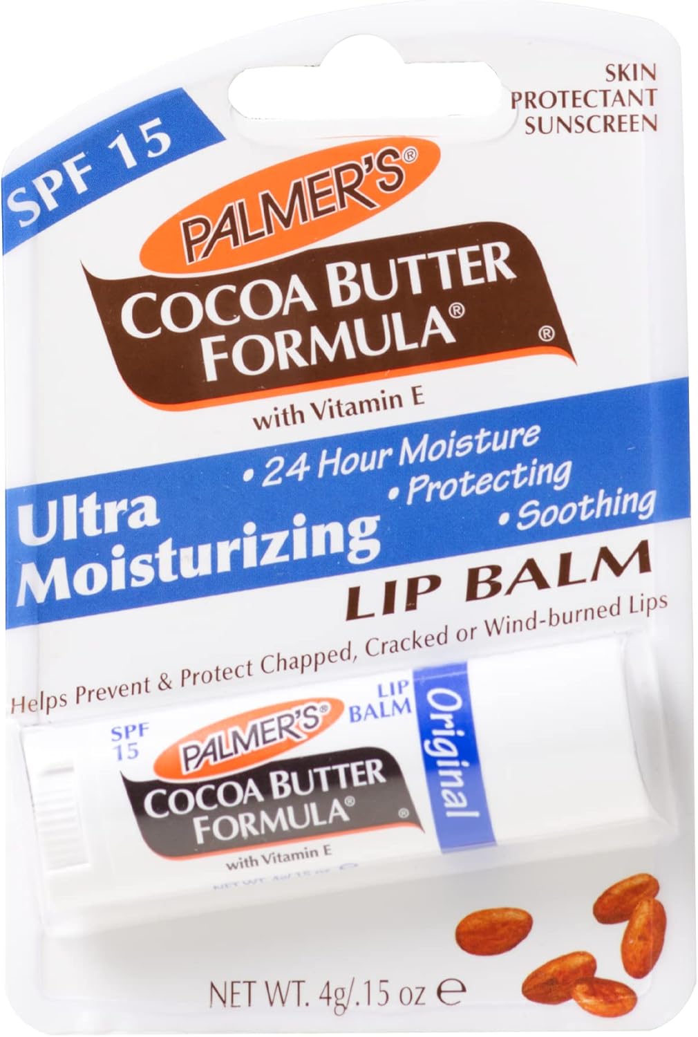 Palmer's Cocoa Butter Formula Moisturizing Lip Balm SPF 15, 50 g - Lot ...