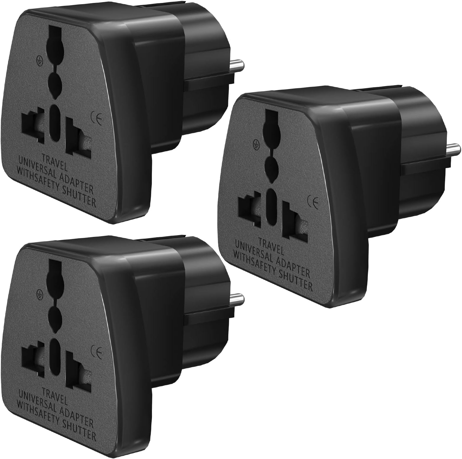 kwmobile Universal Reiseadapter für 150 Länder - Stromadapter Stecker ...