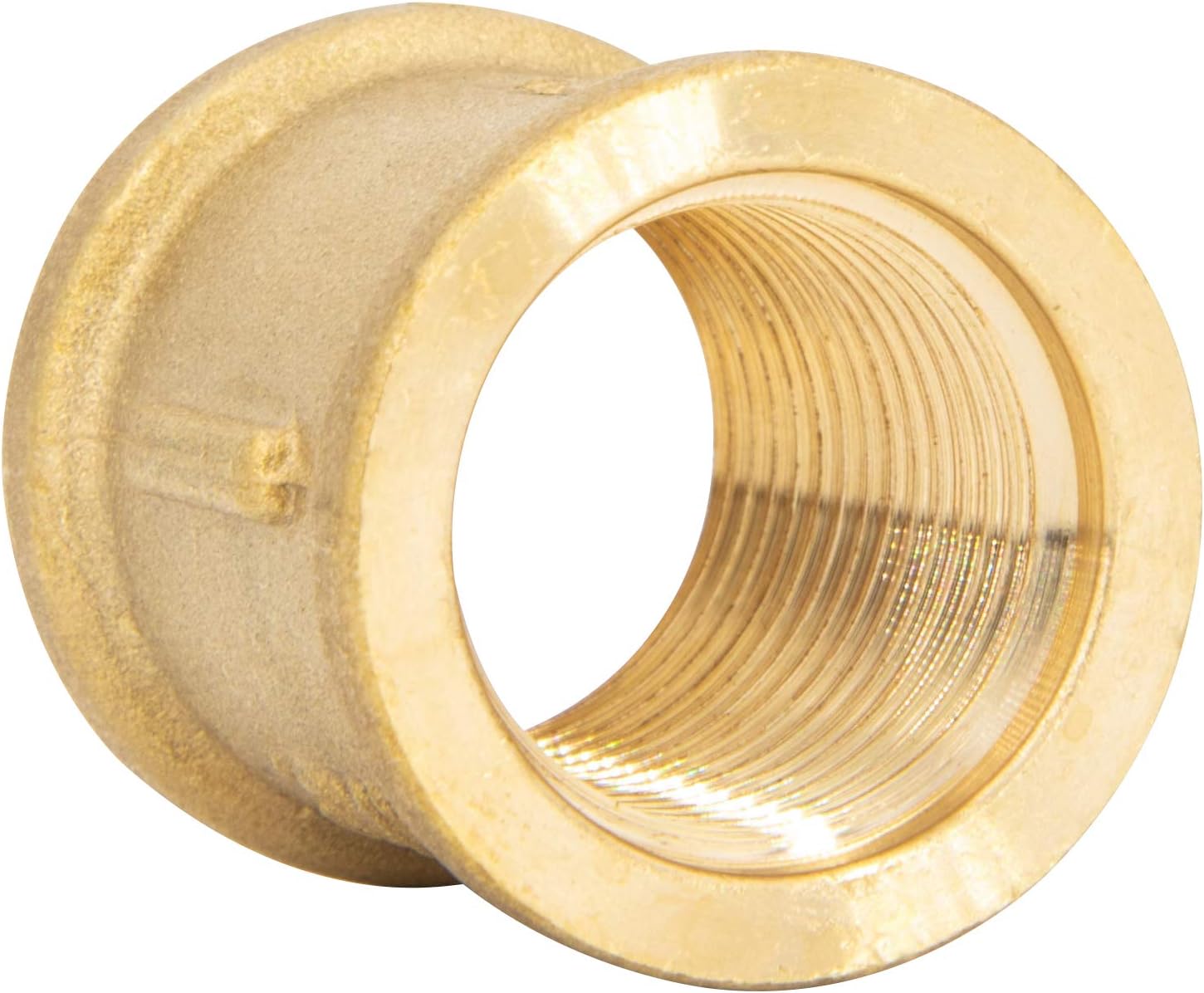 1″ Brass Socket, Female Thread, Connector, Adapter, Threaded Fitting ...