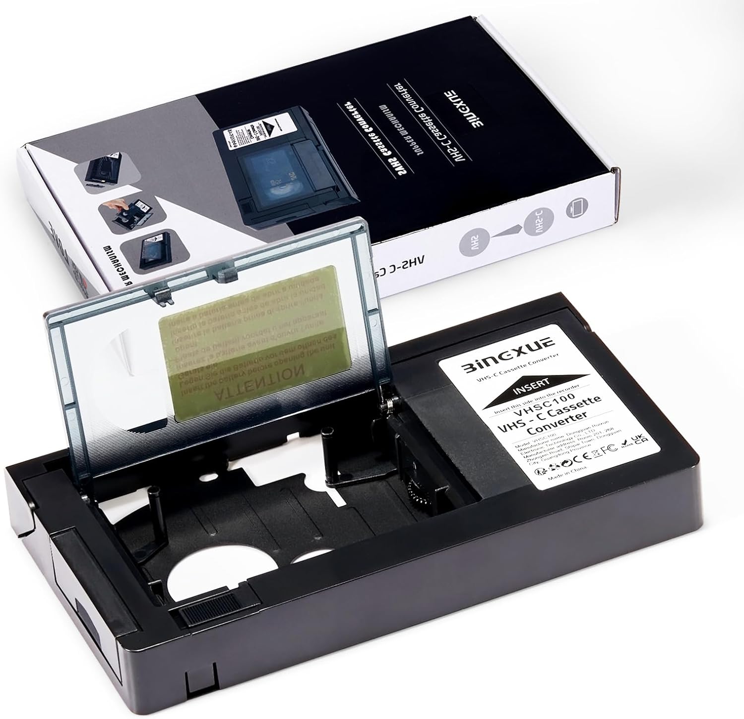 Amazon.com: VHS-C Adapter Cassette Converter Compatible With SVHS ...