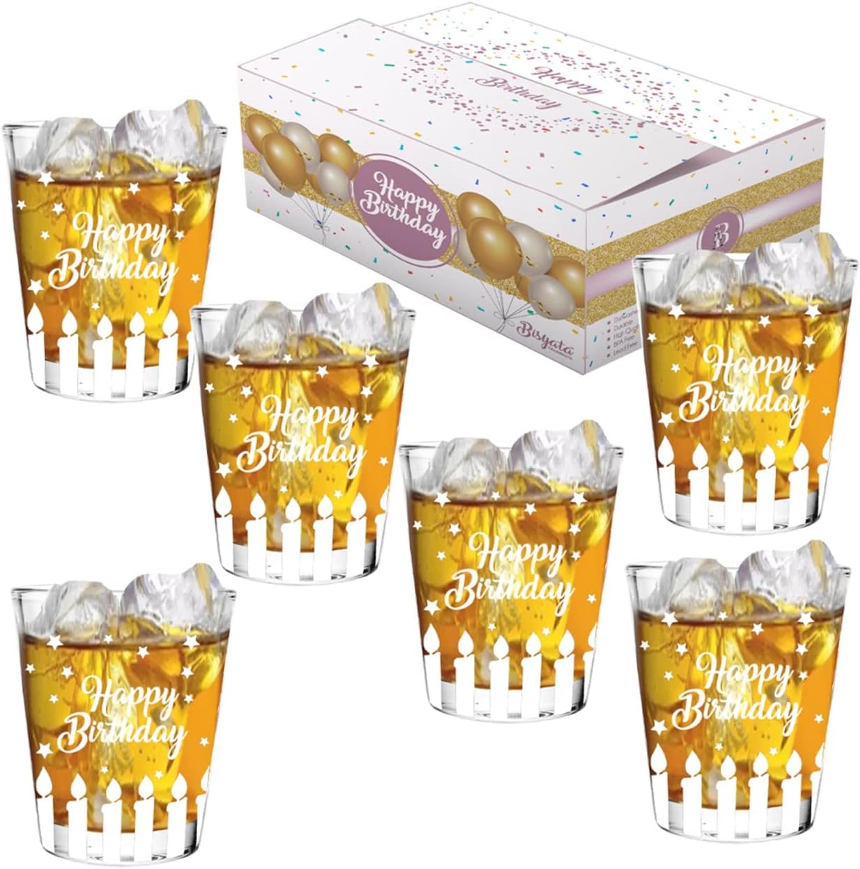 Amazon.com | Bisyata Birthday Gift for Women and Men - Mom Dad Birthday ...