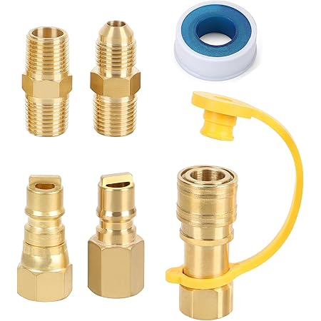 Amazon.com : EXCELFU 3/8 Inch Natural Gas Quick Connect Fittings, LP ...