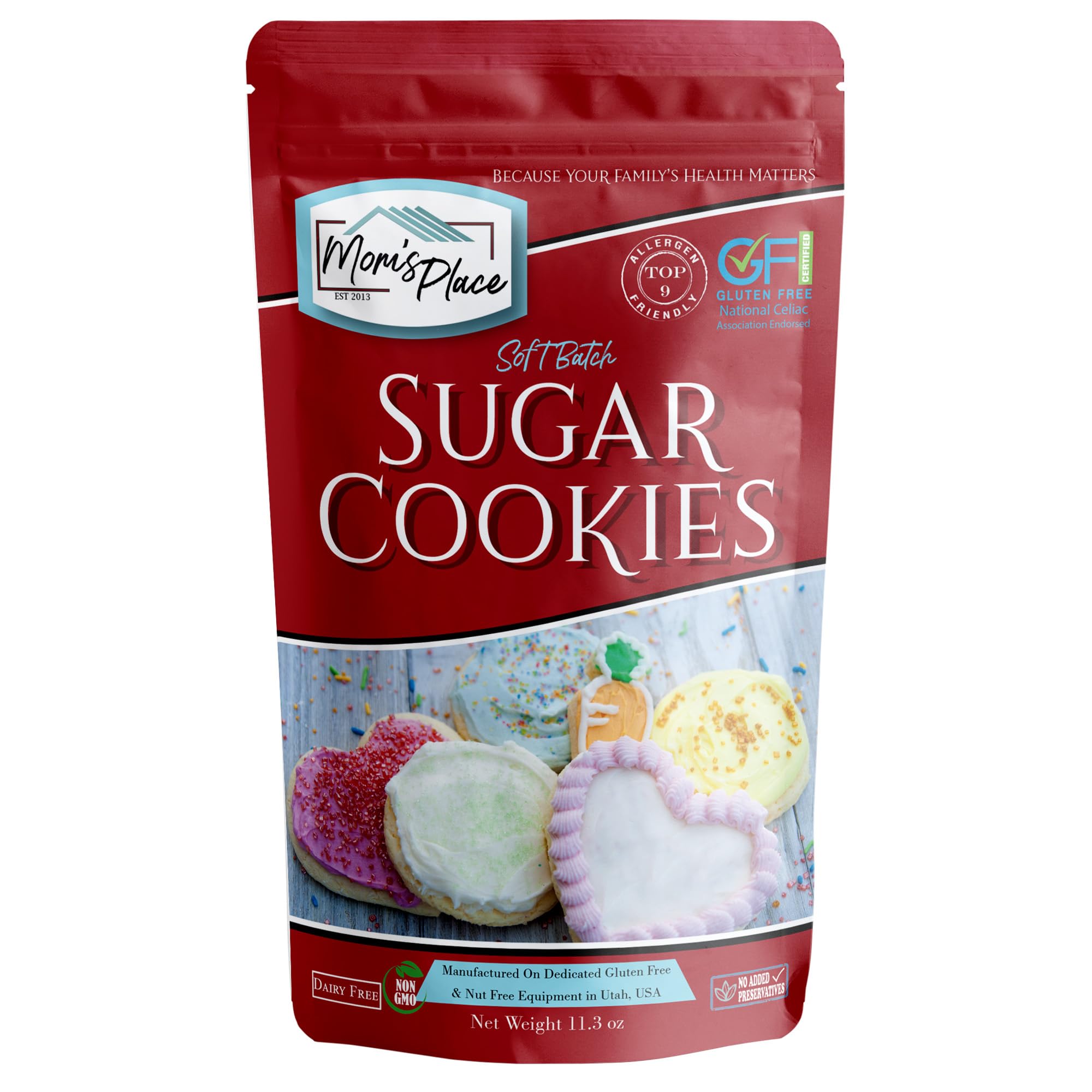 Snapklik.com : Moms Place Gluten-Free Sugar Cookie Mix