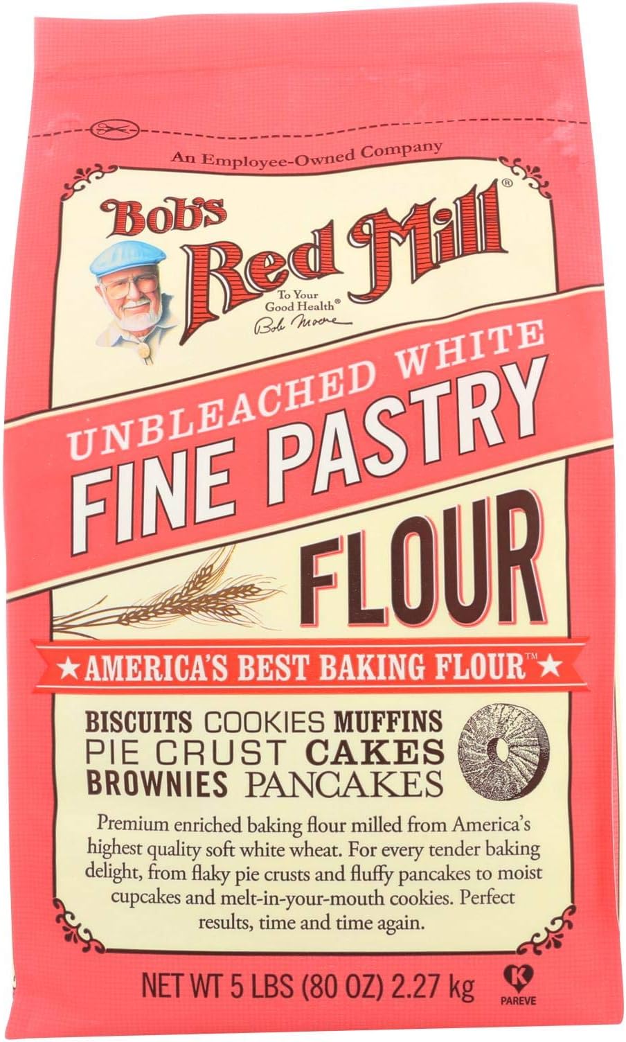 Amazon.com : Bobs Red Mill Flour Pastry Fine : Grocery & Gourmet Food