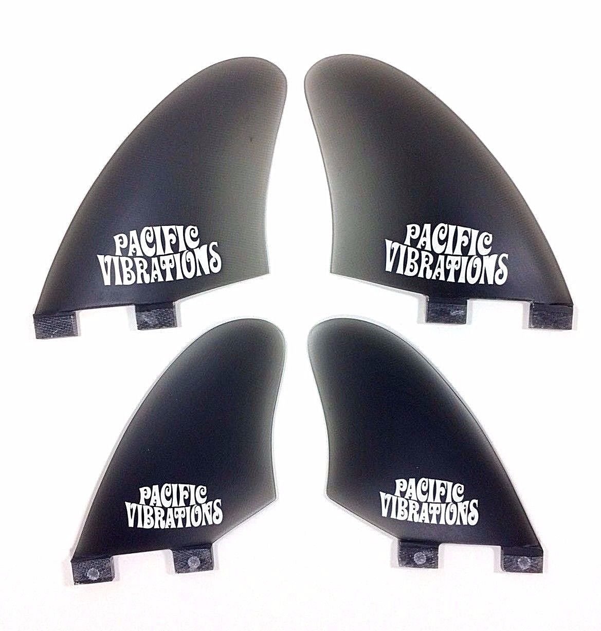 Buy PACIFIC VIBRATIONS FCS Quad KEEL Fins Surfboard 4 fin Set ...